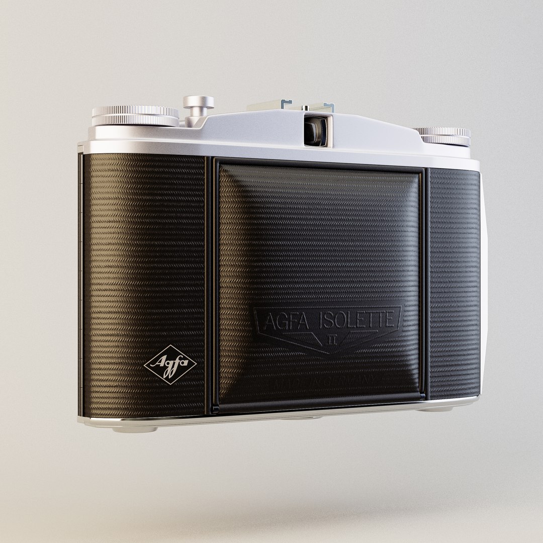 Agfa Isolette II Vintage Camera 3D Model - TurboSquid 2182824