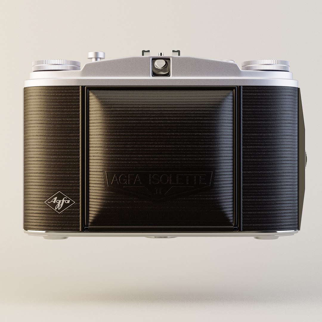 Agfa Isolette II Vintage Camera 3D Model - TurboSquid 2182824