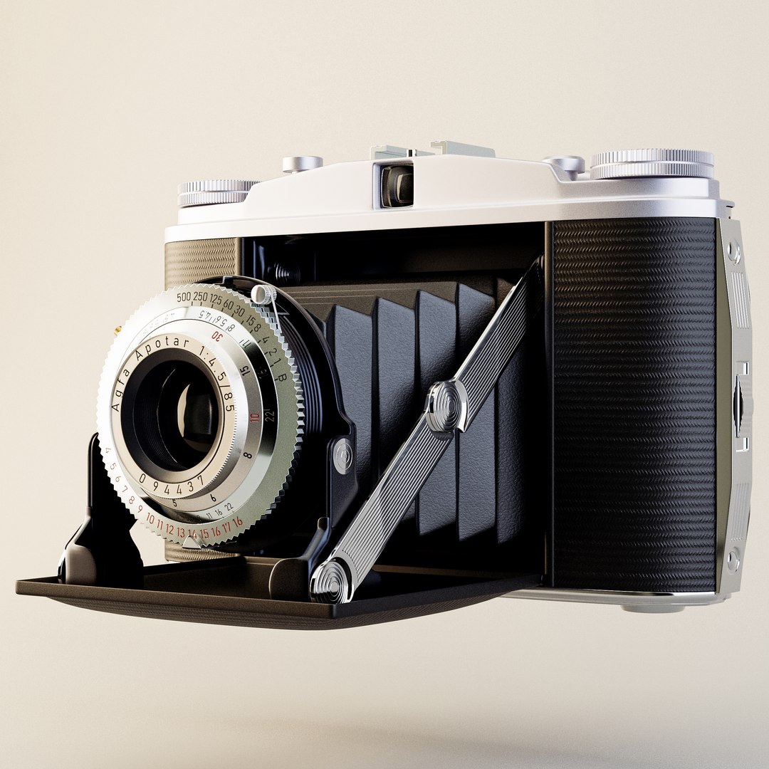 Agfa Isolette II Vintage Camera 3D Model - TurboSquid 2182824