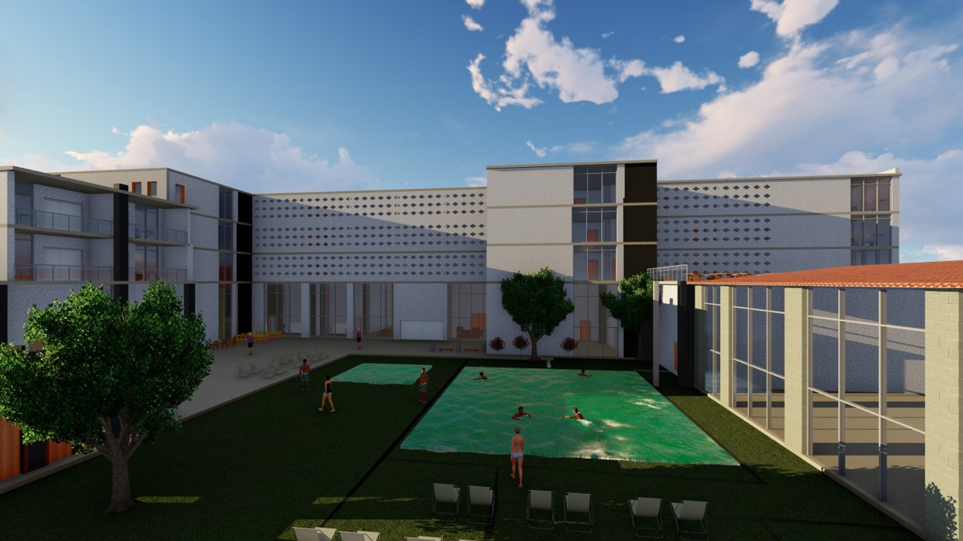 Revit Hotel 3D Model - TurboSquid 1414666
