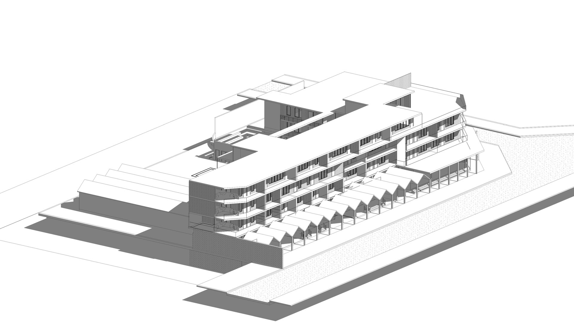 Revit Hotel 3D Model - TurboSquid 1414666