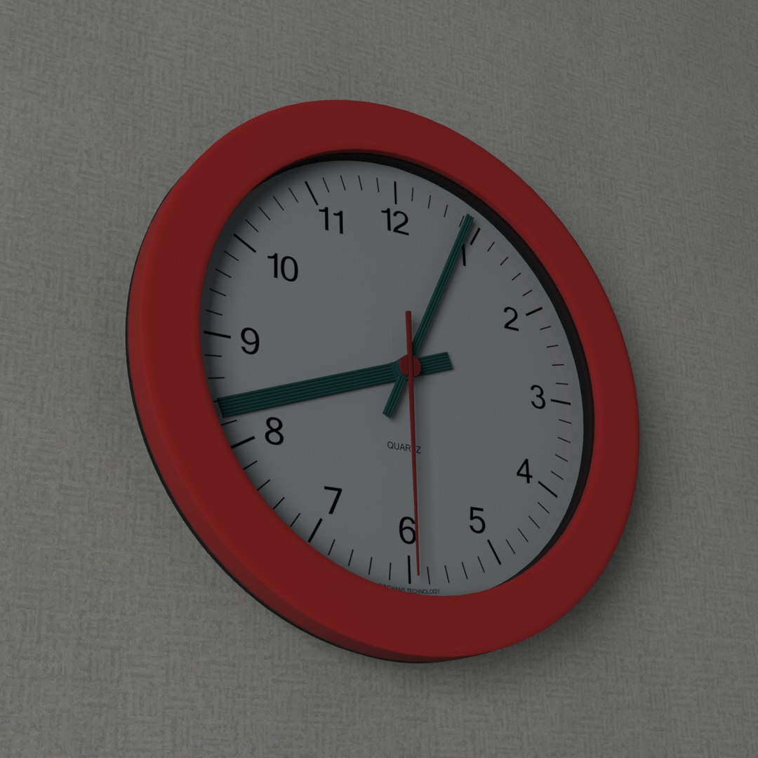 Wall Clock 3d Max