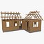 3d Model Pack Timber Frame Construction