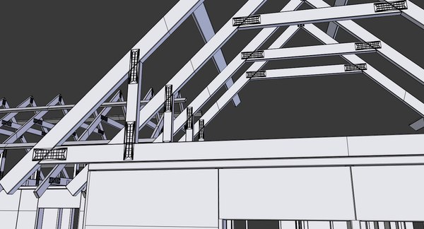 3d model pack timber frame construction