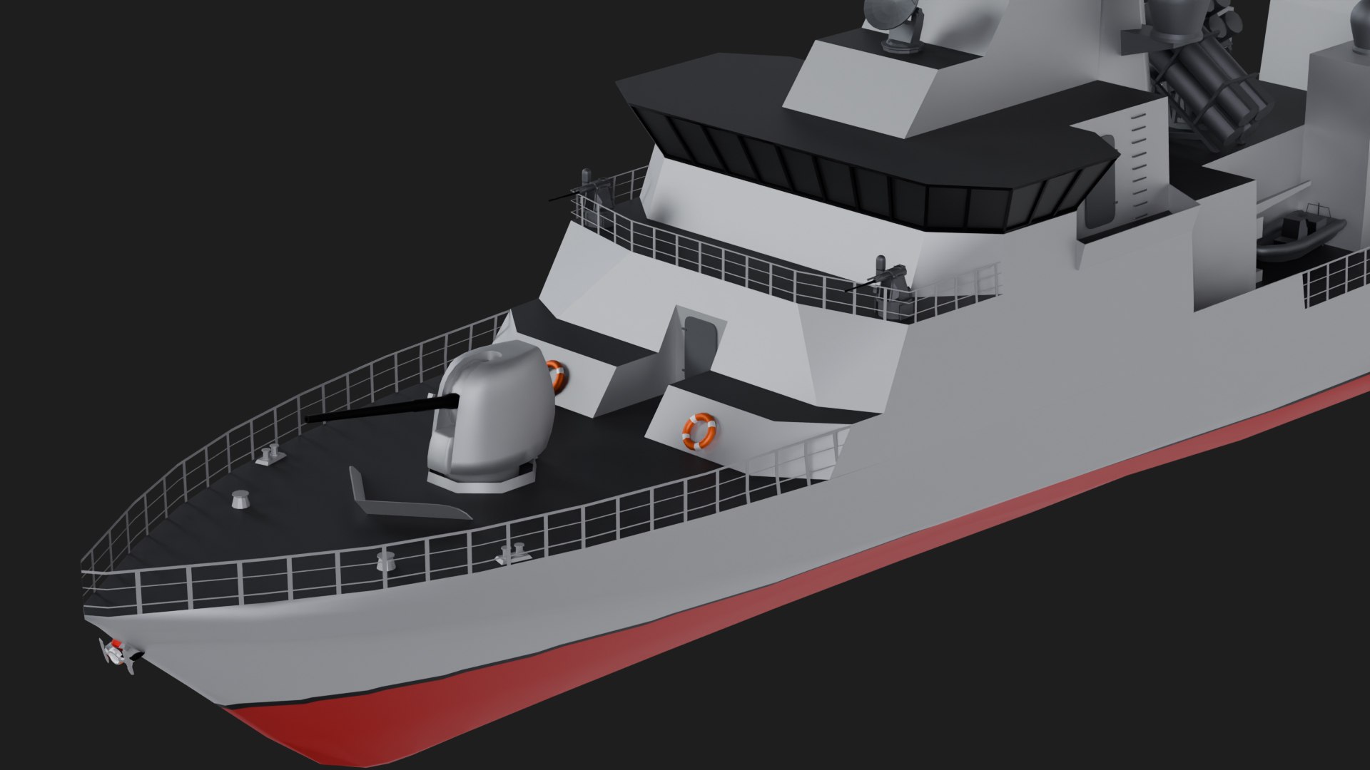 Fast Attack Craft FAC 65 Low Poly 3D Model - TurboSquid 2300854