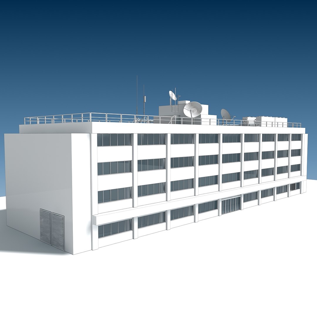 3D Building 17 - TurboSquid 1313593