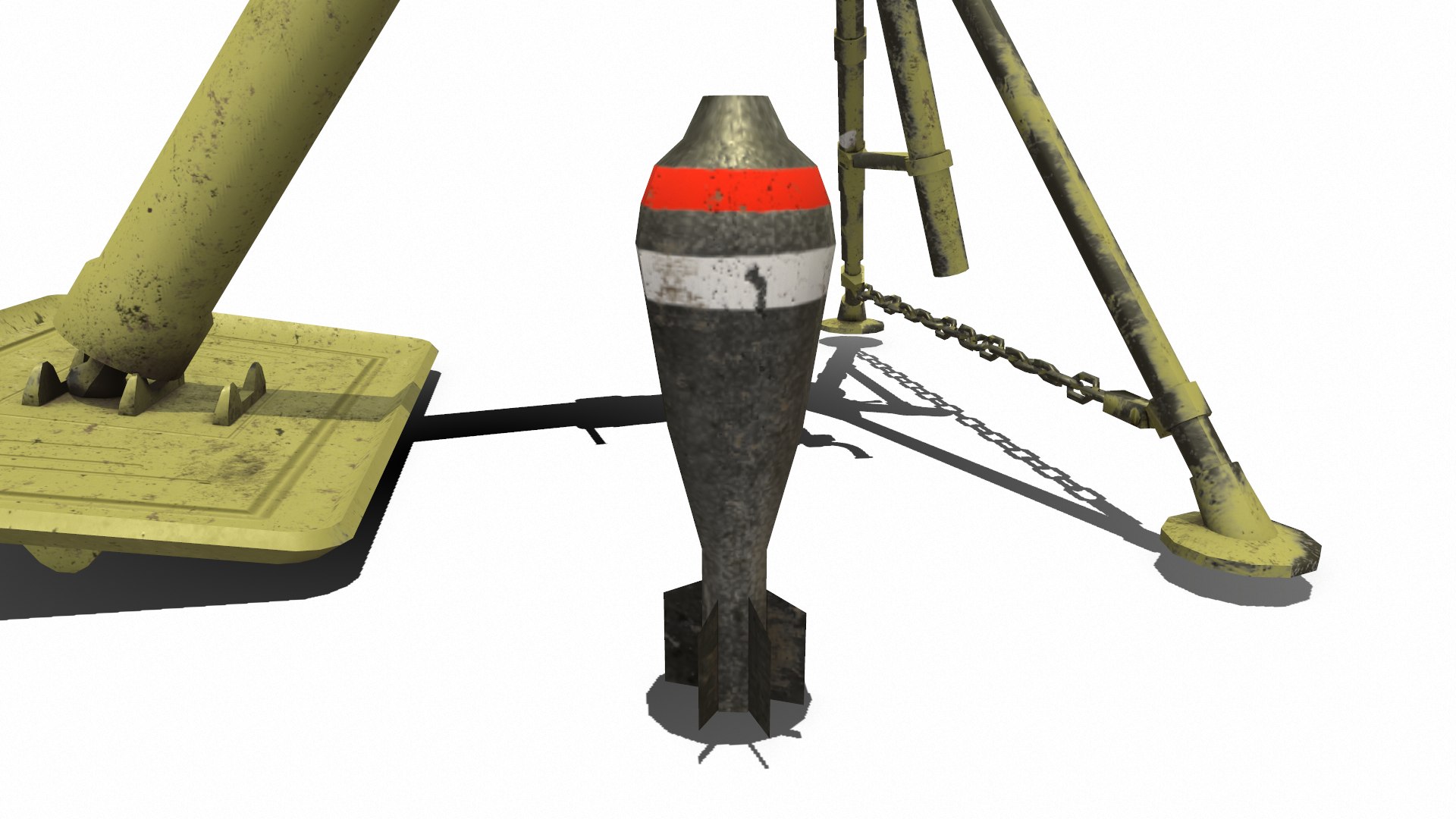 Free 3D Ww1 Mortar Model - TurboSquid 1628703