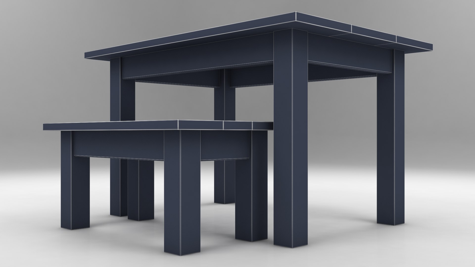 Activity Table 3D Model - TurboSquid 1646864