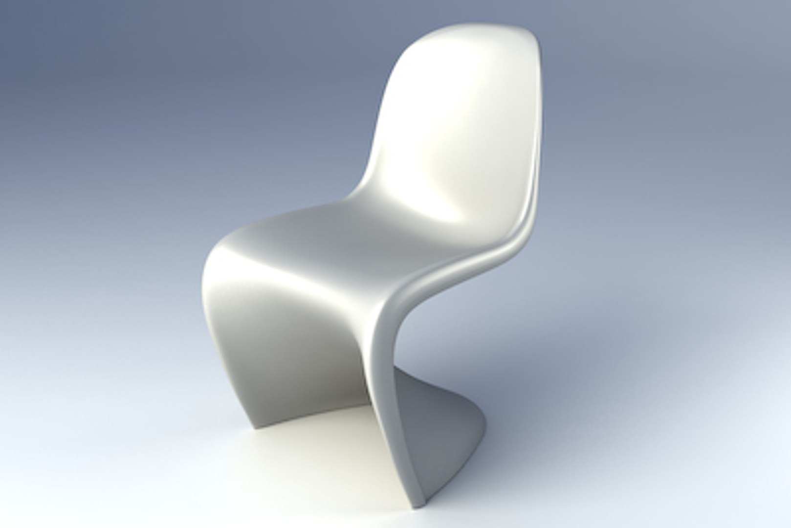 classic panton chair 3d model