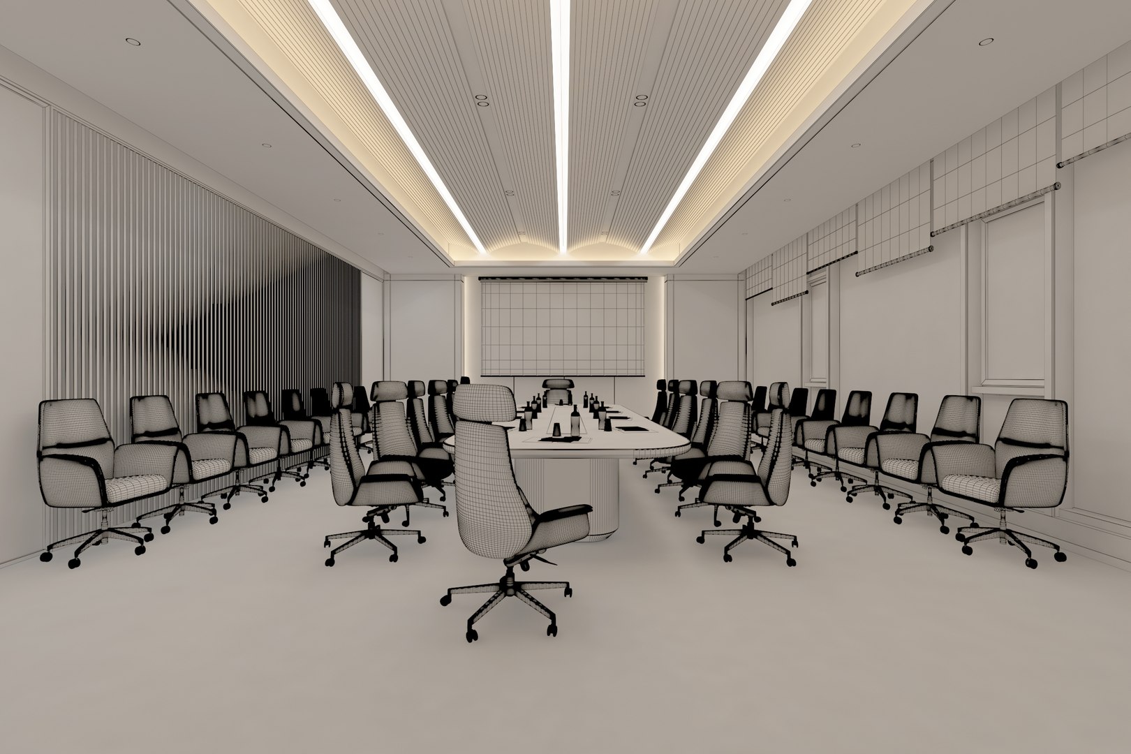 3D Conference Room Model - TurboSquid 2028430