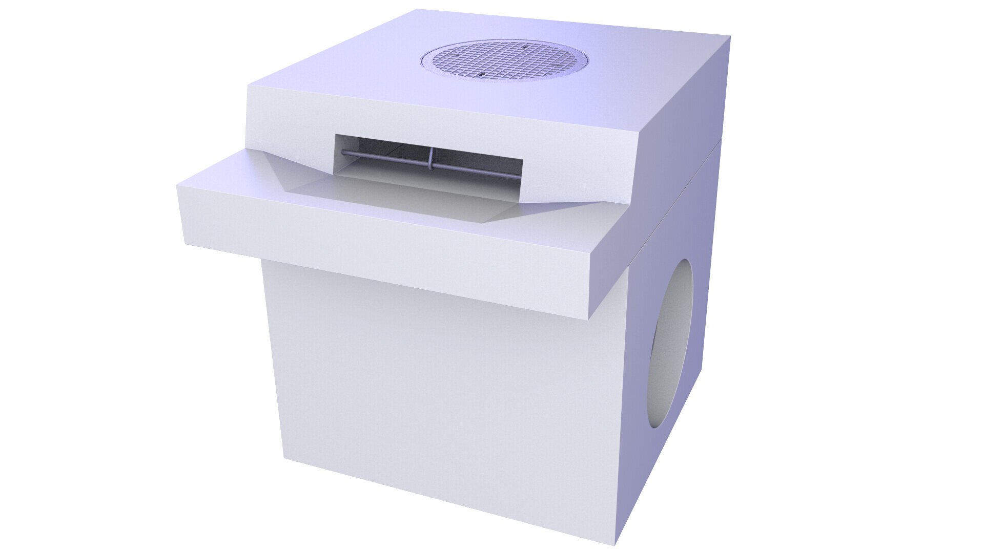 Concrete Chamber Curb Inlet 19 3D - TurboSquid 2097015