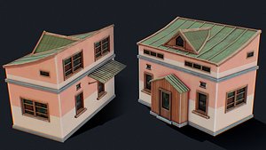 3D house color h model - TurboSquid 1451200