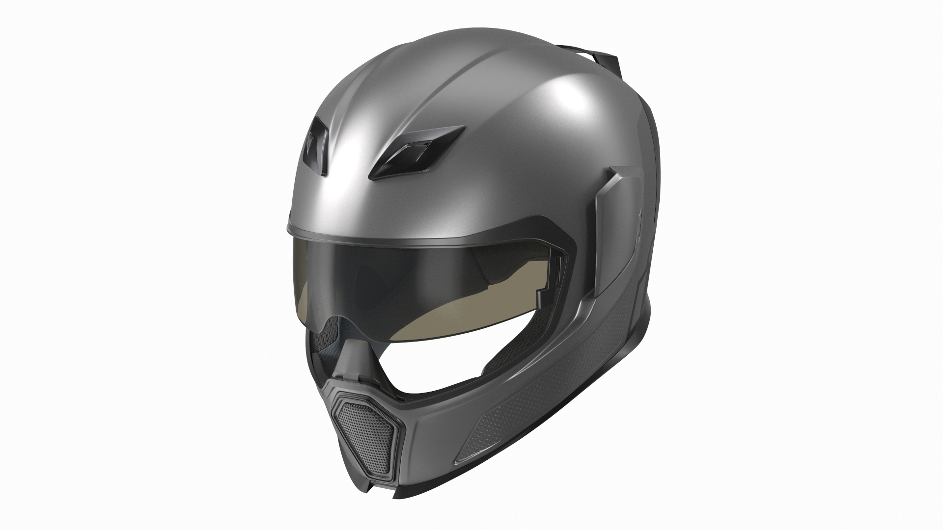 Bike Racing Helmet Grey Model - TurboSquid 2066140