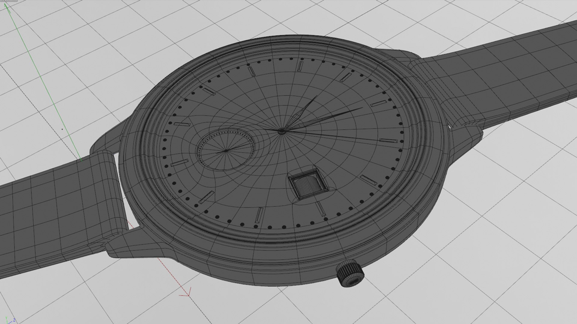 Watch hand 3D model - TurboSquid 1350921