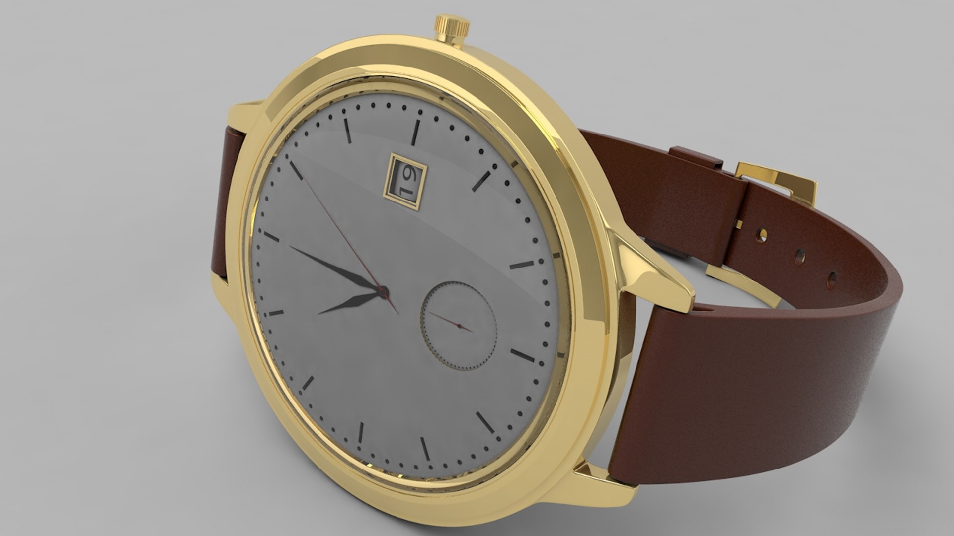 Watch hand 3D model - TurboSquid 1350921