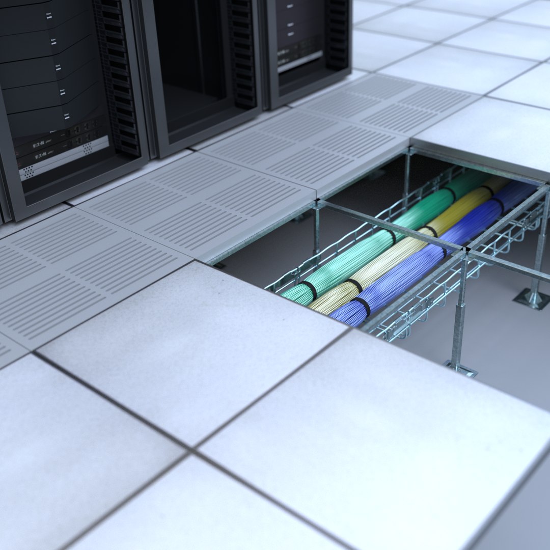 Fully Customizable Data Center 3d Obj