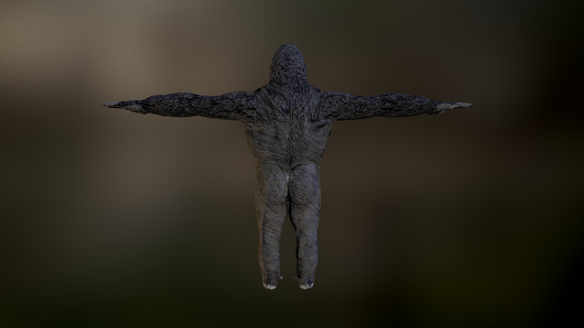 3D Model Gorilla Game Ready With Pbr Textures Low-poly - TurboSquid 1713995