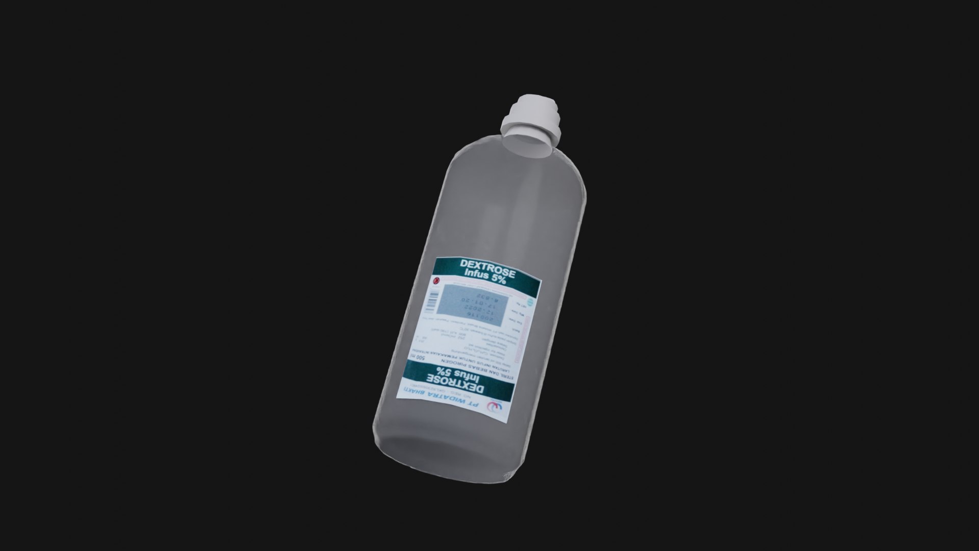 3D Model Dextrose Solution Low Poly - TurboSquid 2182391