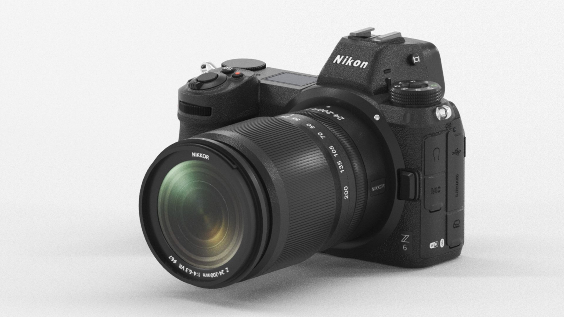 3D Model Nikon Z 6II Full Frame Hybrid Digital Camera - TurboSquid 2339810