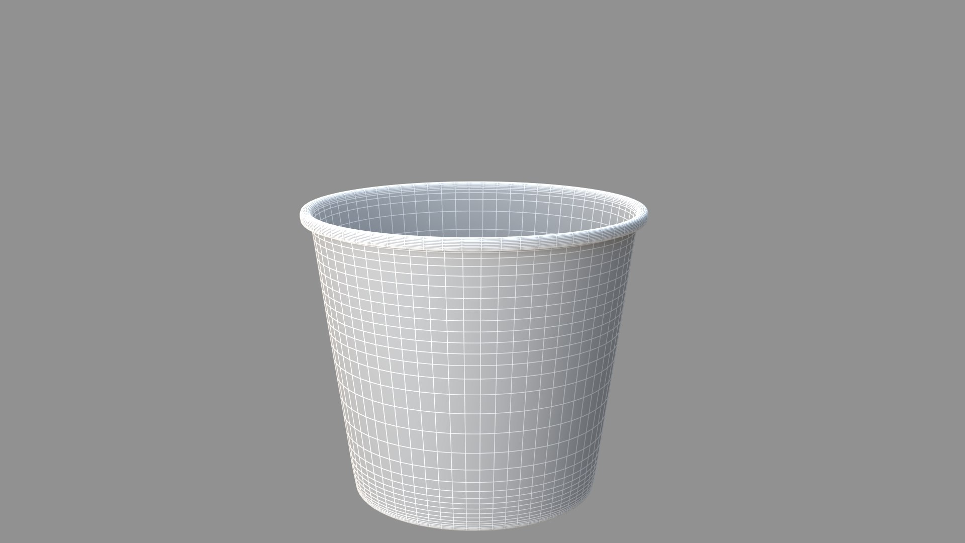 3D Model Popcorn Tub Orange - TurboSquid 2375805