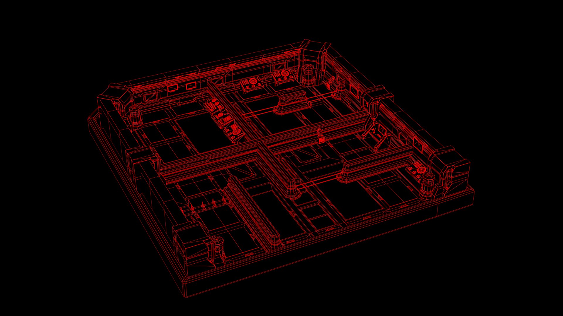 Low Poly Sci-Fi Station Pack 3D Model - TurboSquid 1968688