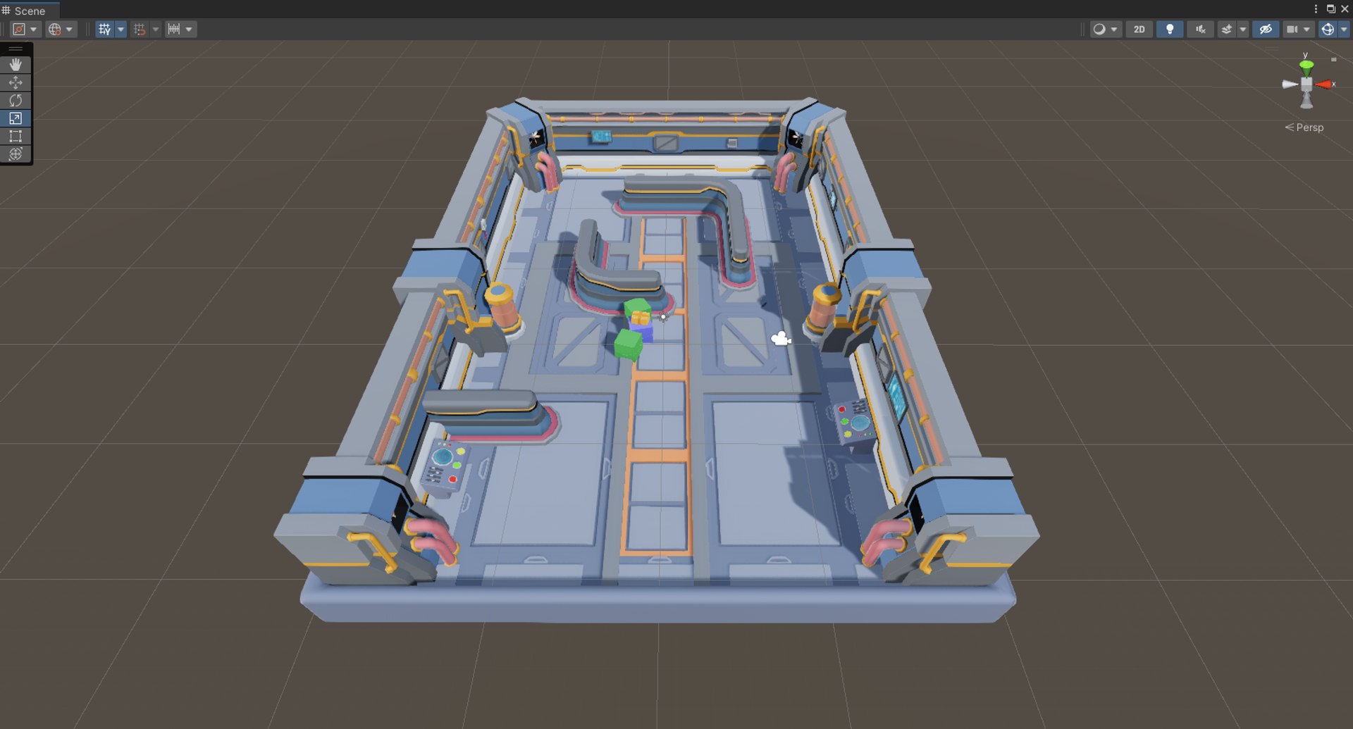 Low Poly Sci-Fi Station Pack 3D Model - TurboSquid 1968688