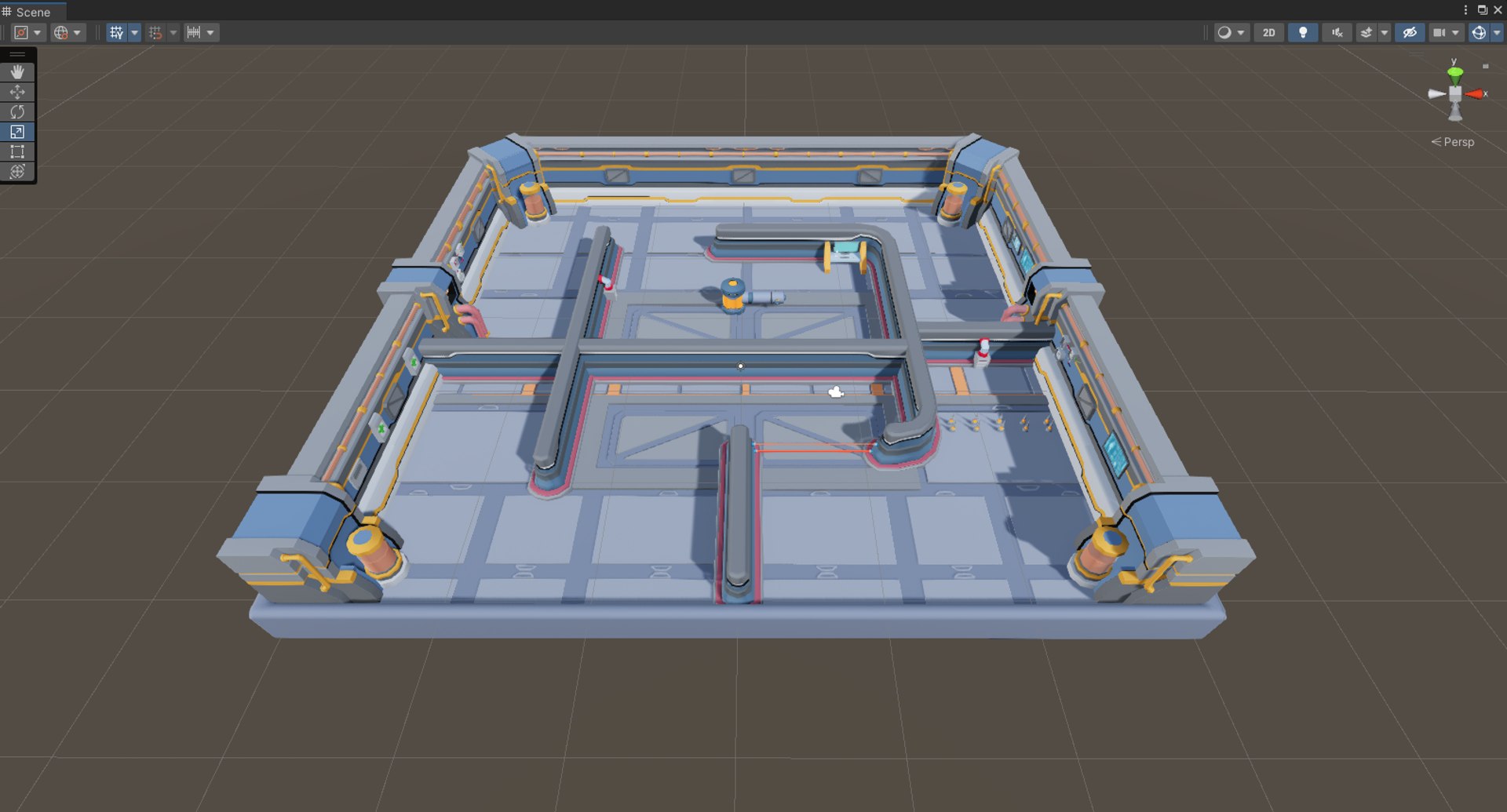 Low Poly Sci-Fi Station Pack 3D Model - TurboSquid 1968688