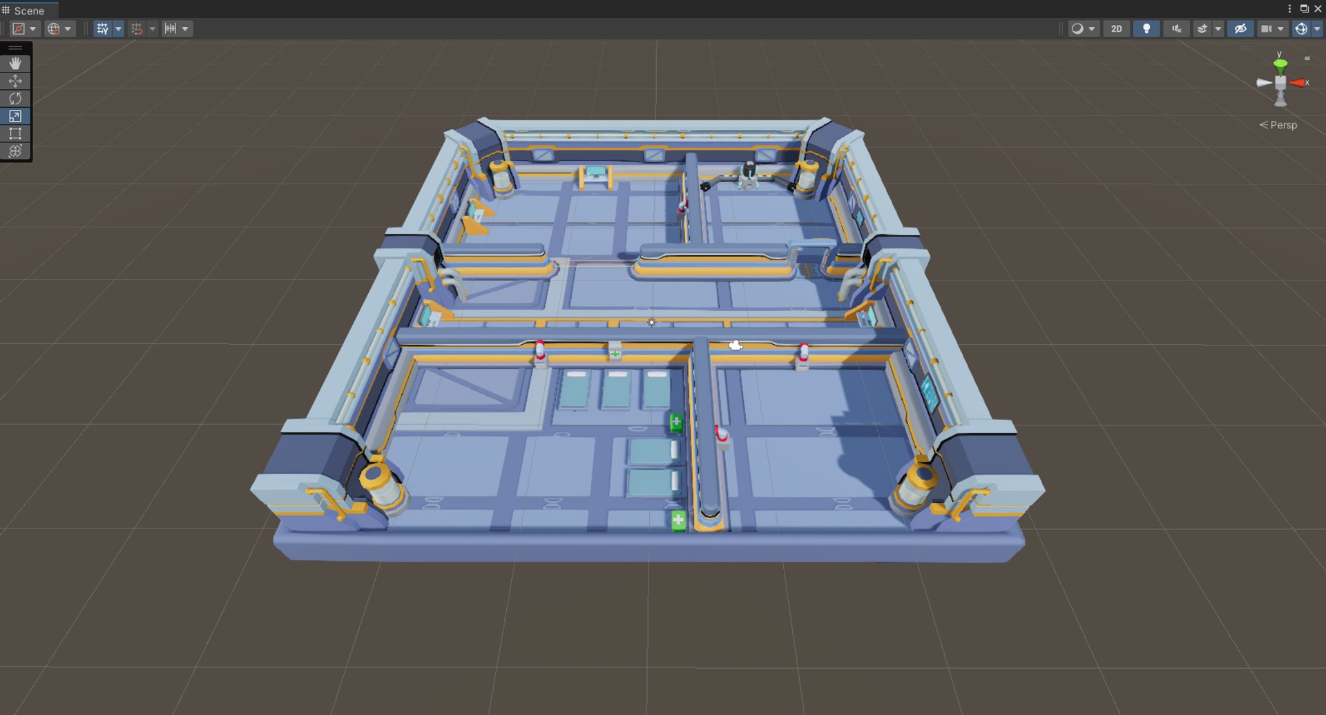 Low Poly Sci-Fi Station Pack 3D Model - TurboSquid 1968688