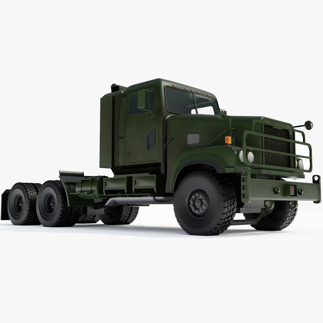 3d Model M915a5 Army Truck