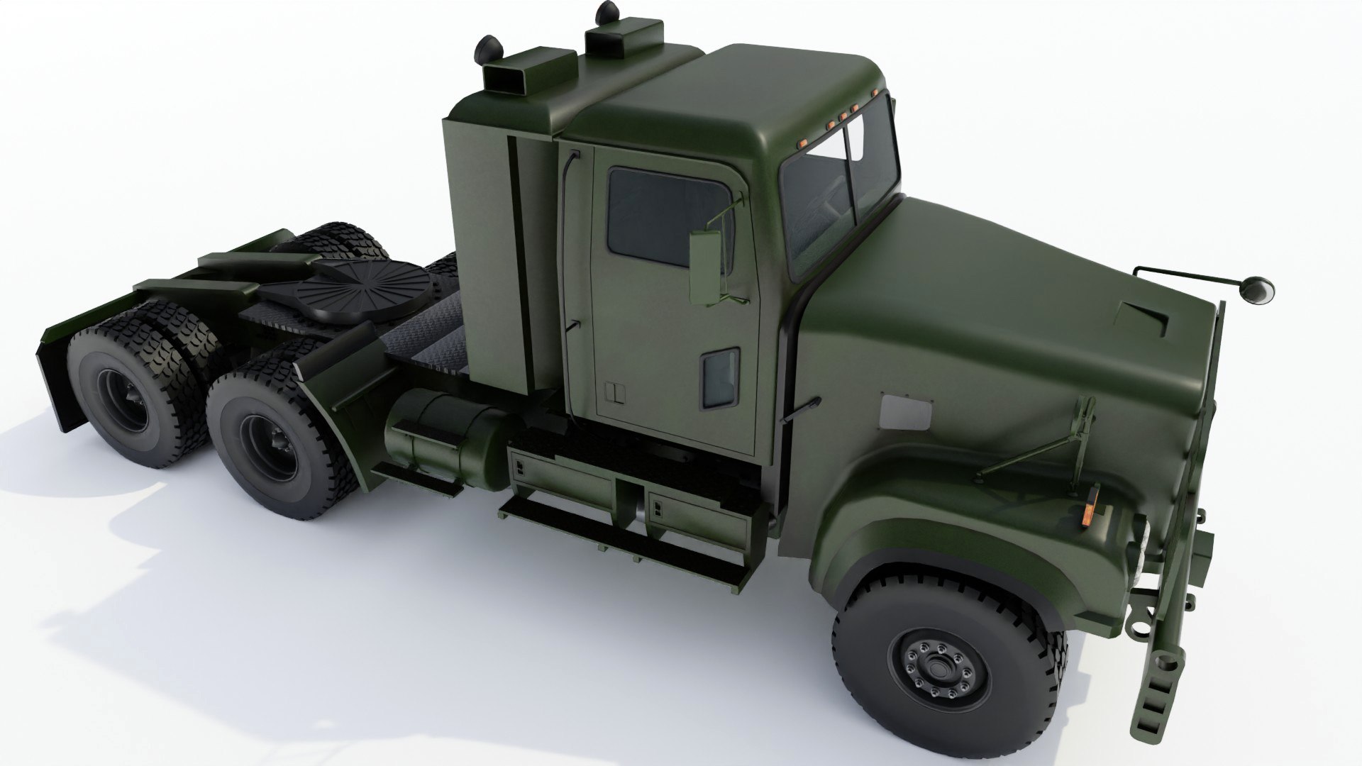 3d Model M915a5 Army Truck