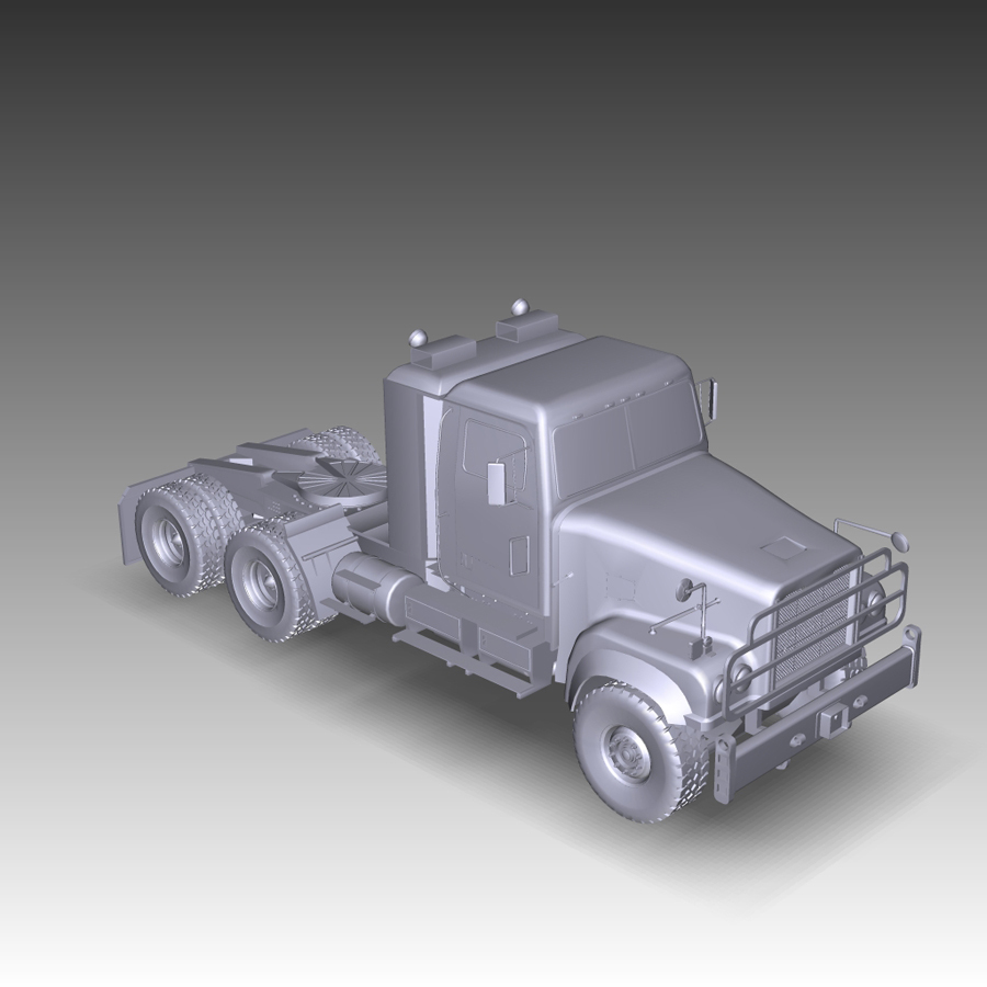 3d model m915a5 army truck