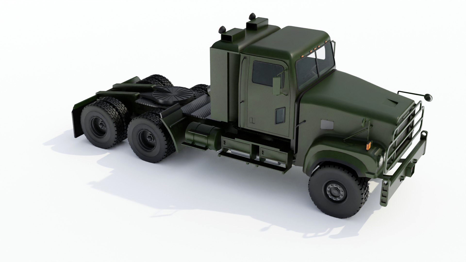 3d Model M915a5 Army Truck