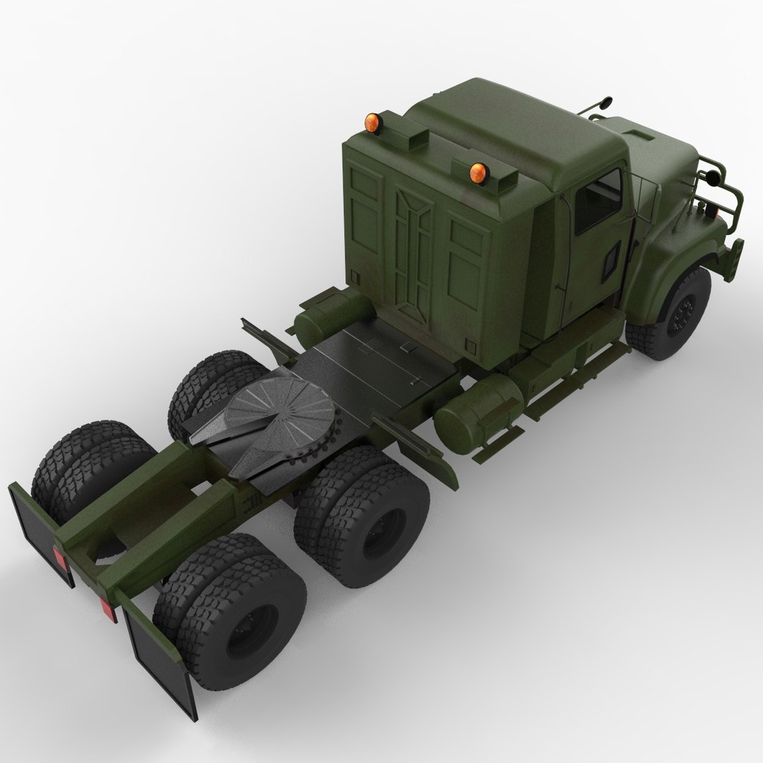 3d Model M915a5 Army Truck