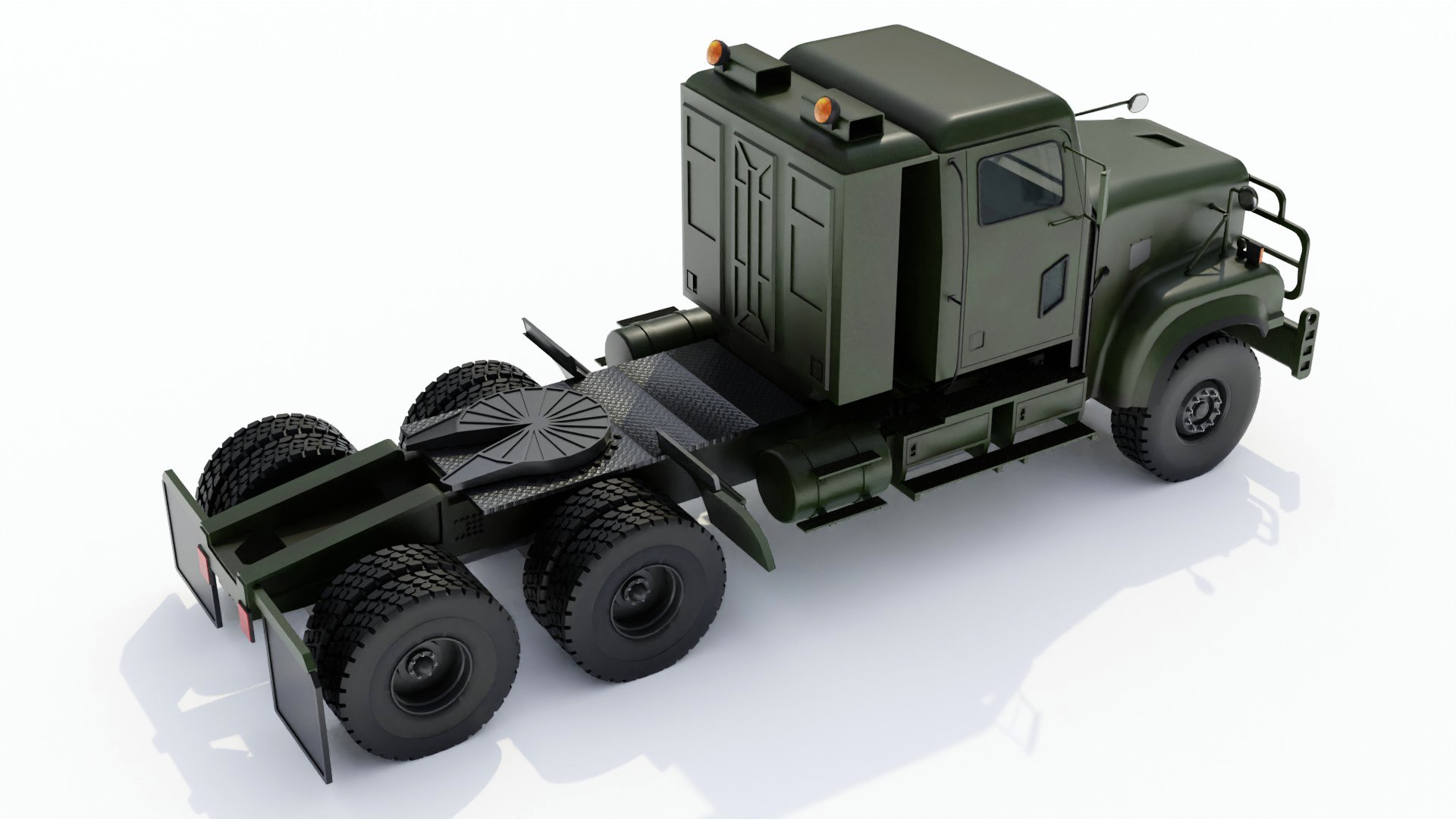 3d Model M915a5 Army Truck