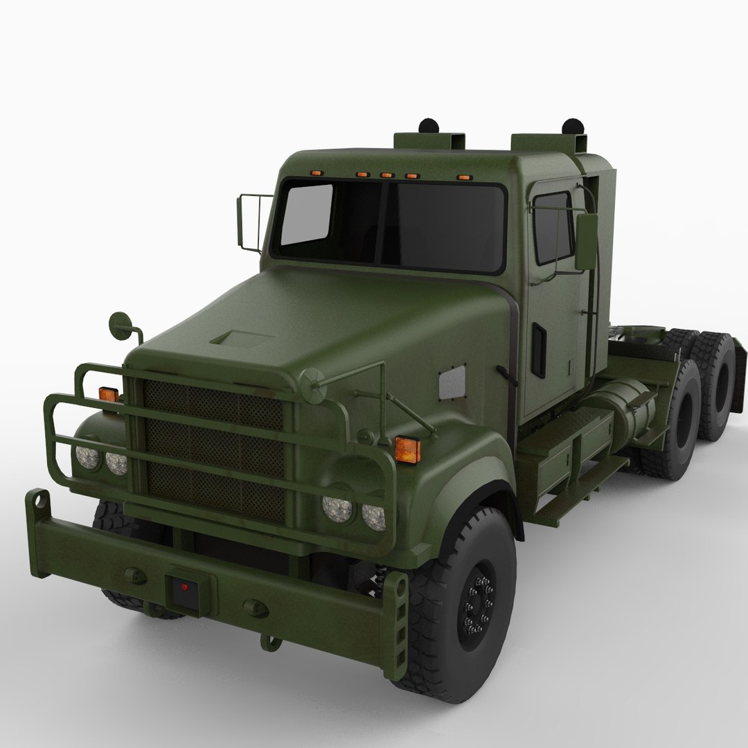 3d Model M915a5 Army Truck
