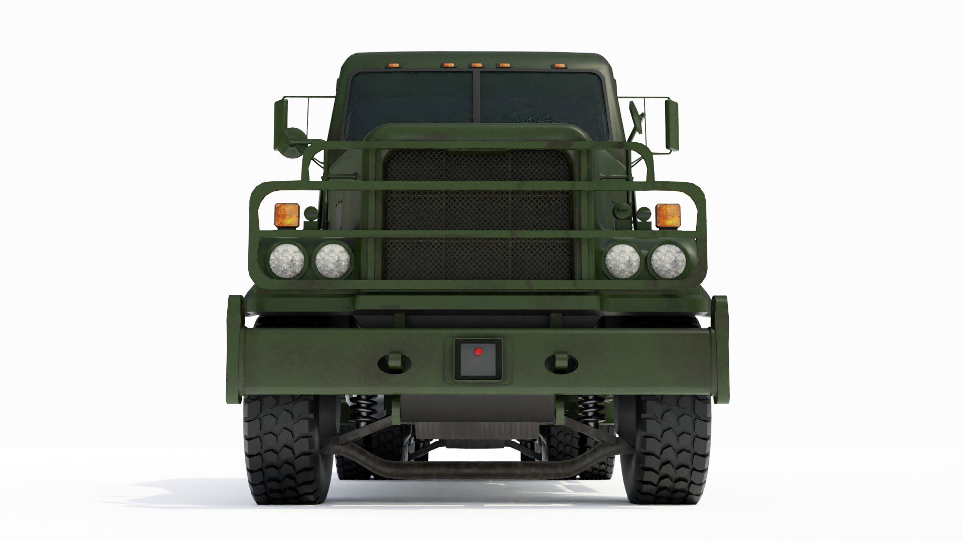 3d Model M915a5 Army Truck