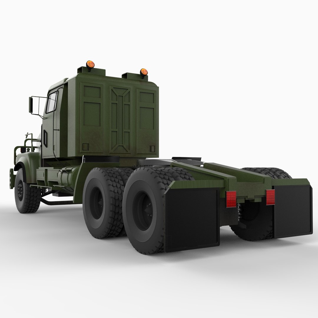 3d Model M915a5 Army Truck
