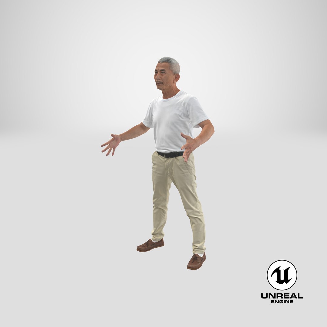 3D Graysen Casual Spring A Pose Model - TurboSquid 2071961