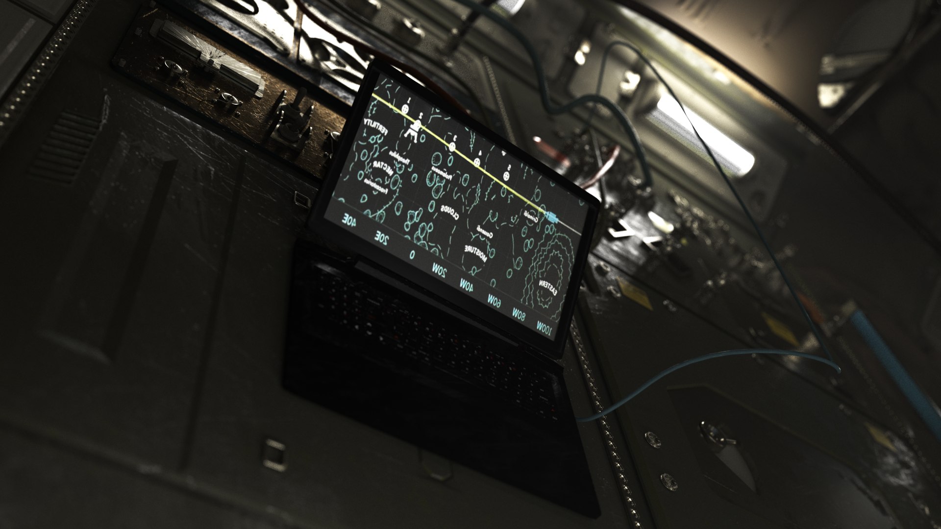 3D ISS Like SpaceStation Interior V2 - TurboSquid 2259984