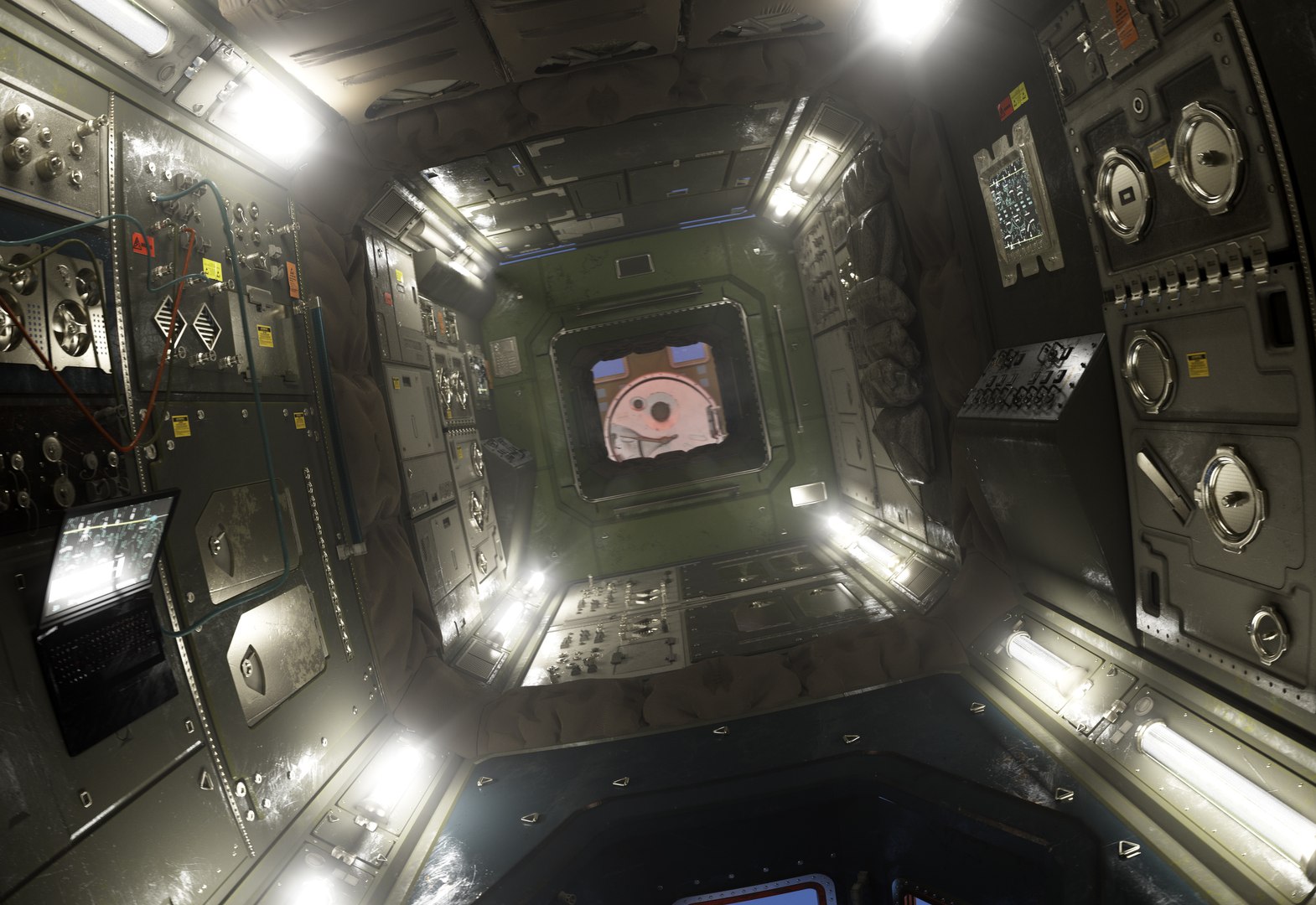 3D ISS Like SpaceStation Interior V2 - TurboSquid 2259984