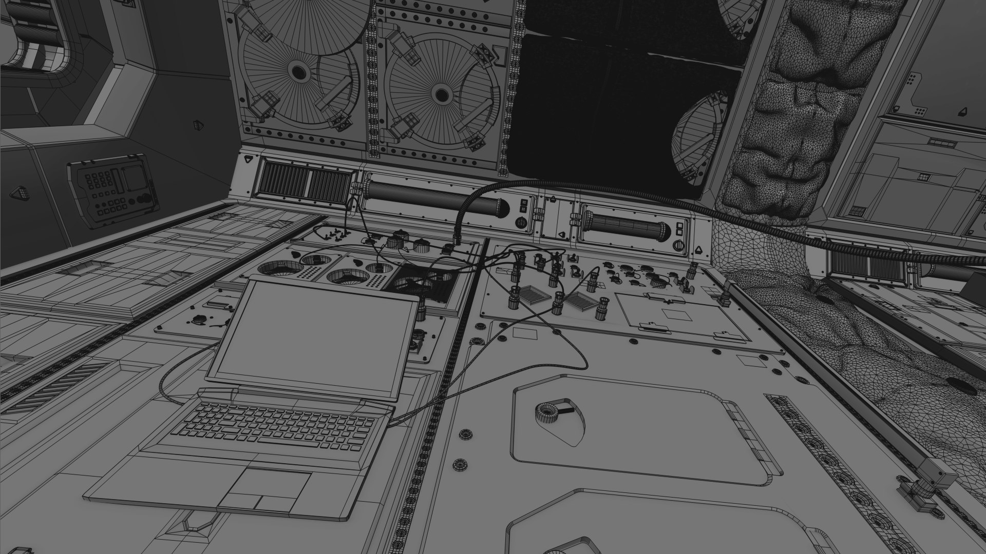 3D ISS Like SpaceStation Interior V2 - TurboSquid 2259984