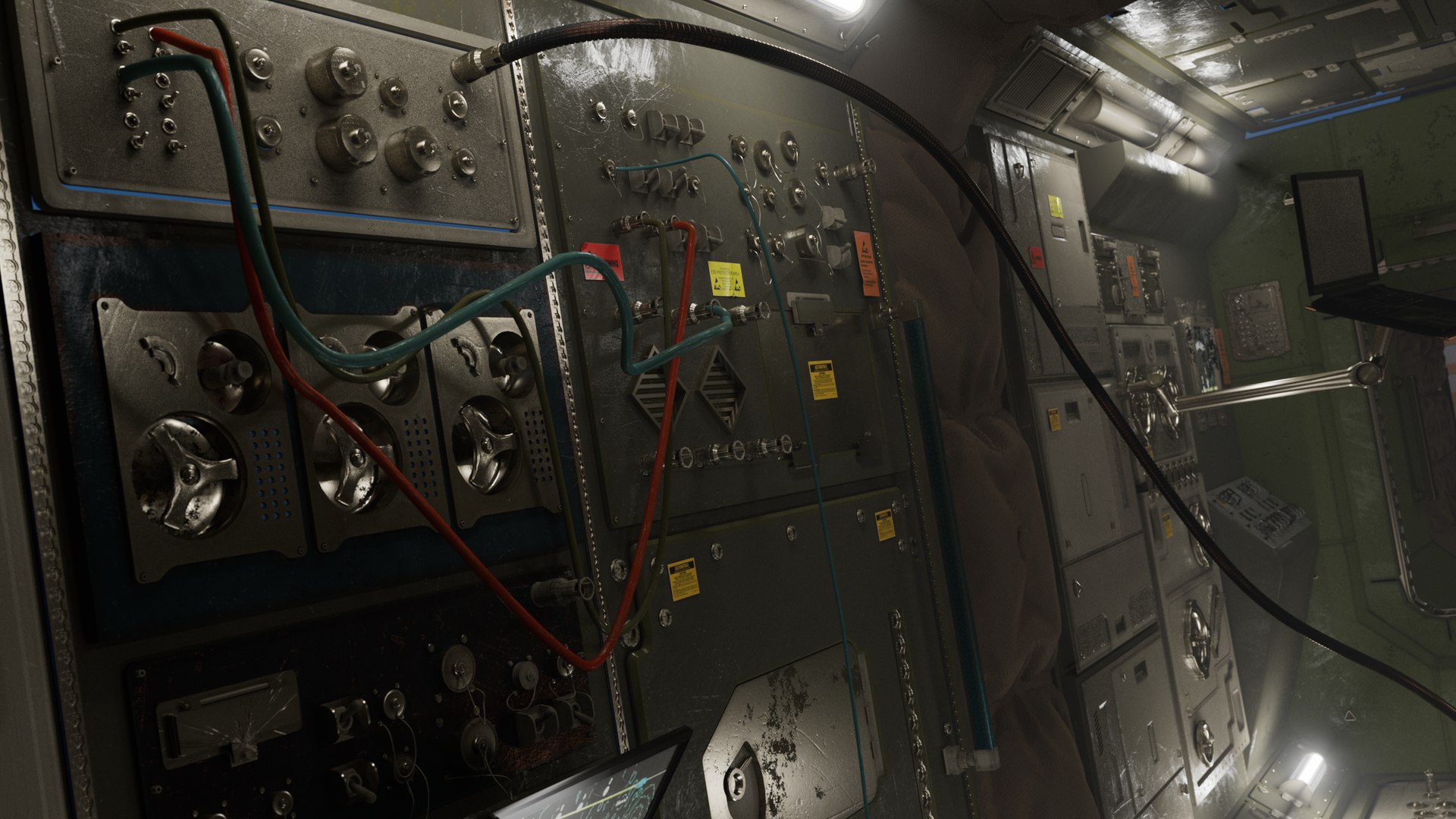 3D ISS Like SpaceStation Interior V2 - TurboSquid 2259984