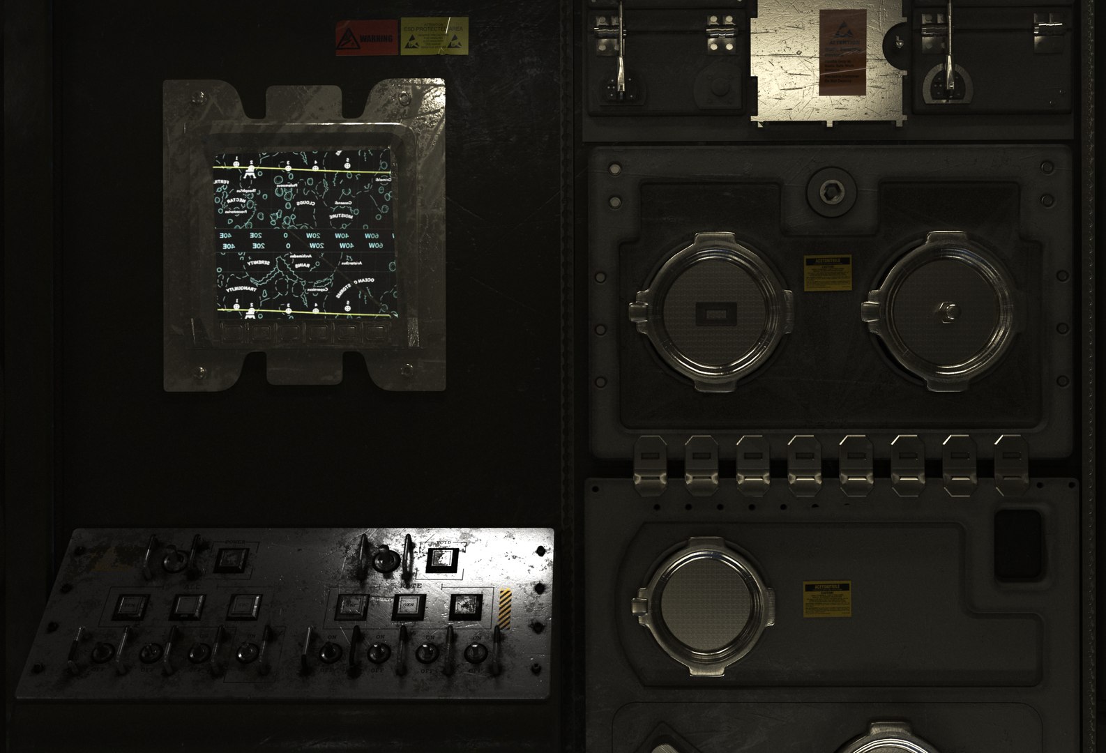 3D ISS Like SpaceStation Interior V2 - TurboSquid 2259984