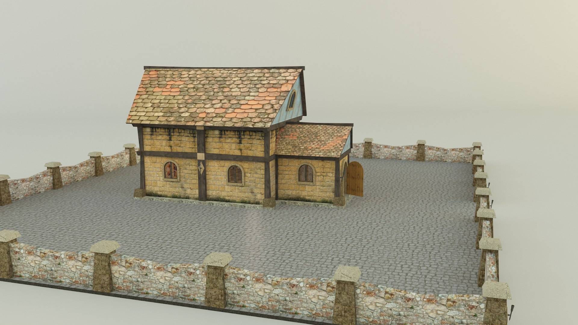 Medieval House Model 3D Model - TurboSquid 2255855