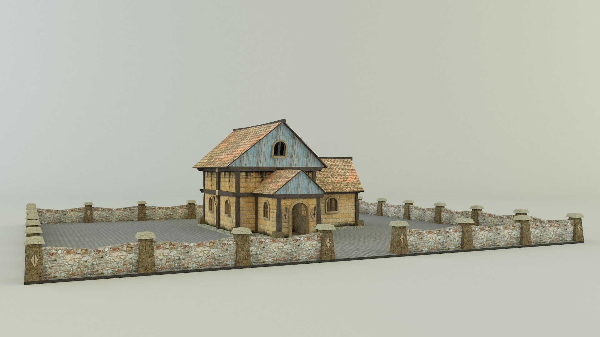 Medieval House Model 3D Model - TurboSquid 2255855