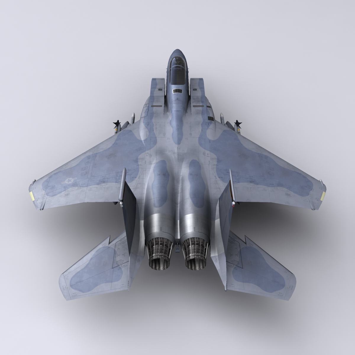 f-15 eagle fighter f-15c 3d model