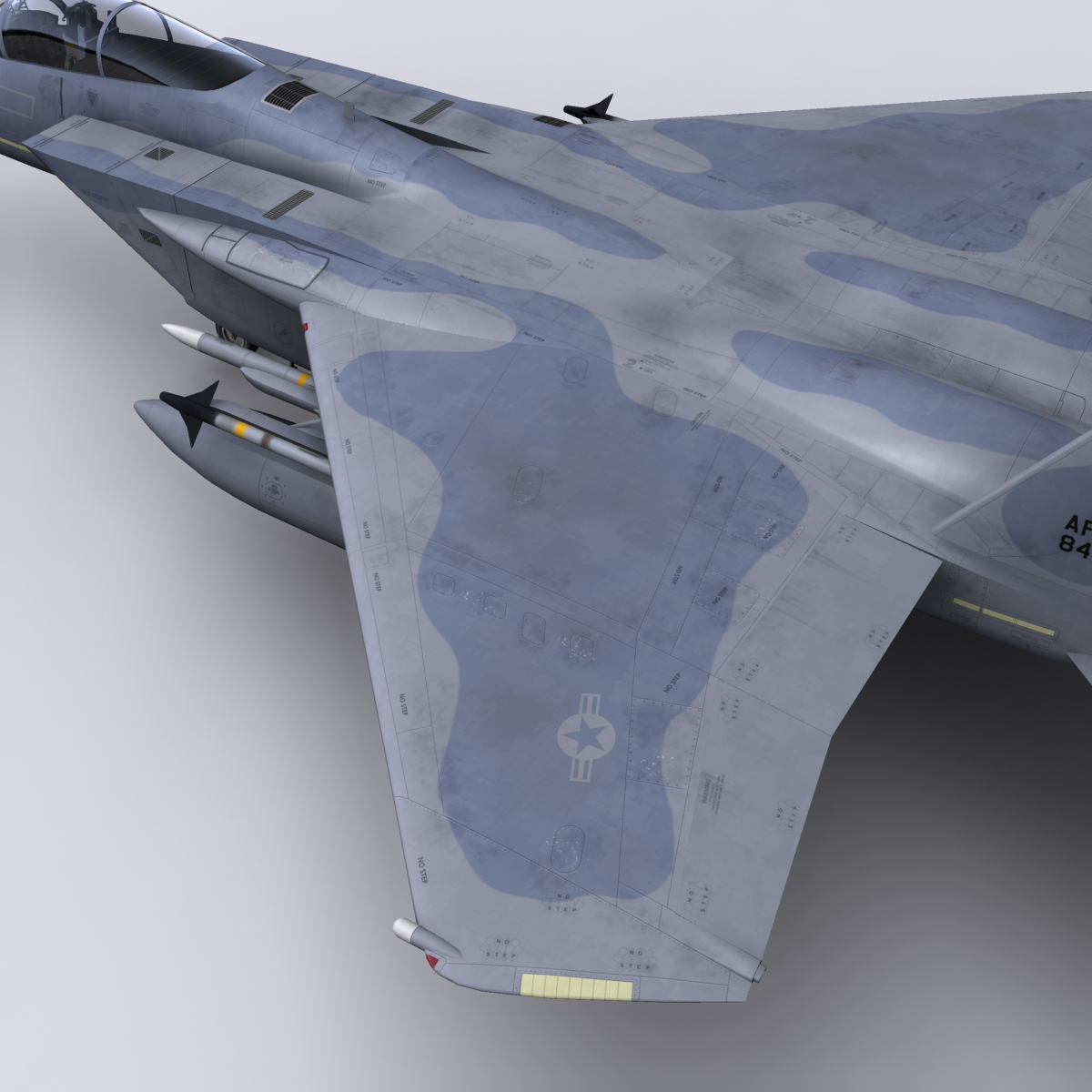 f-15 eagle fighter f-15c 3d model