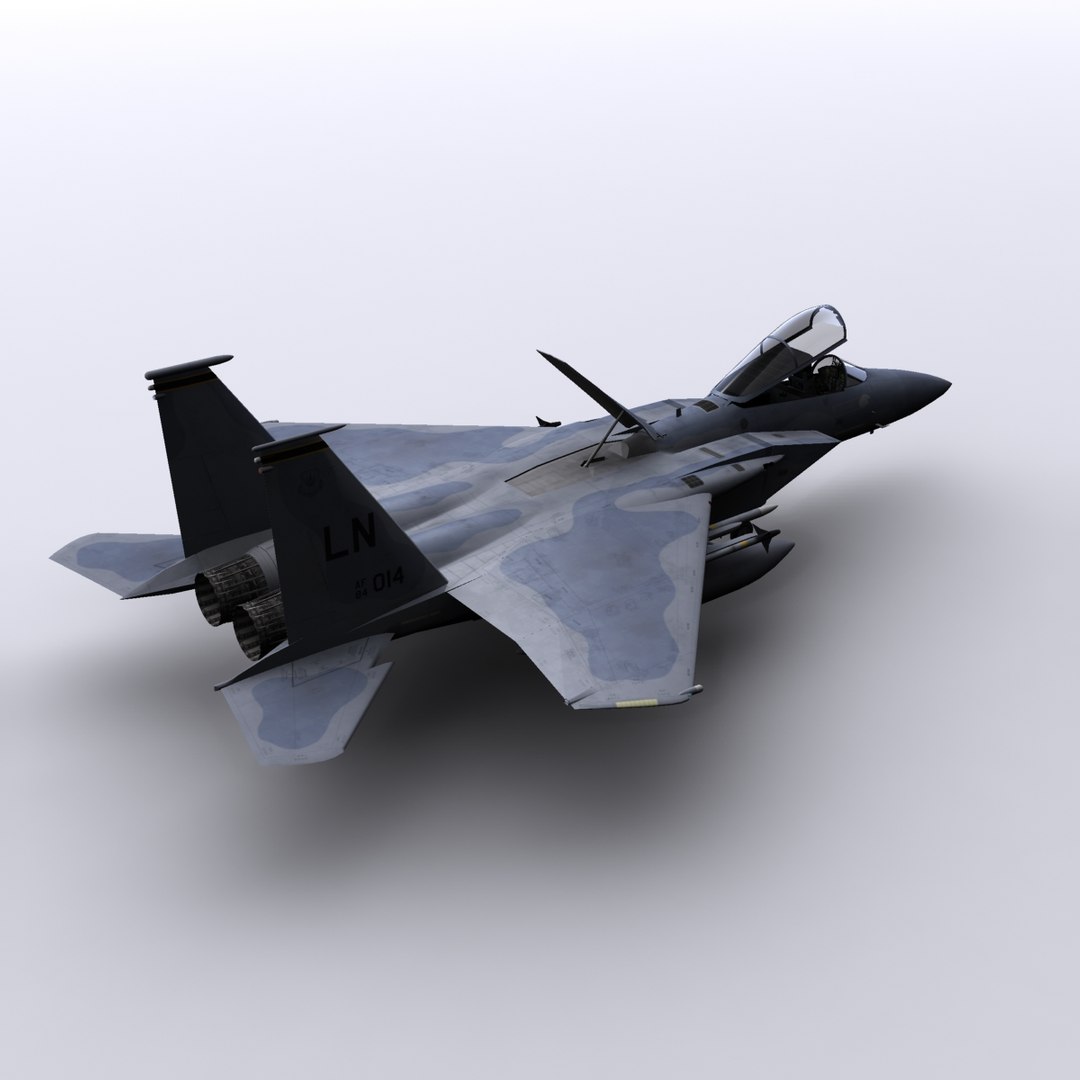 F-15 Eagle Fighter F-15c 3d Model