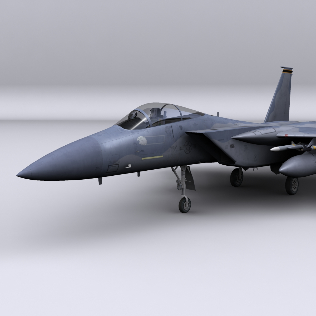 f-15 eagle fighter f-15c 3d model