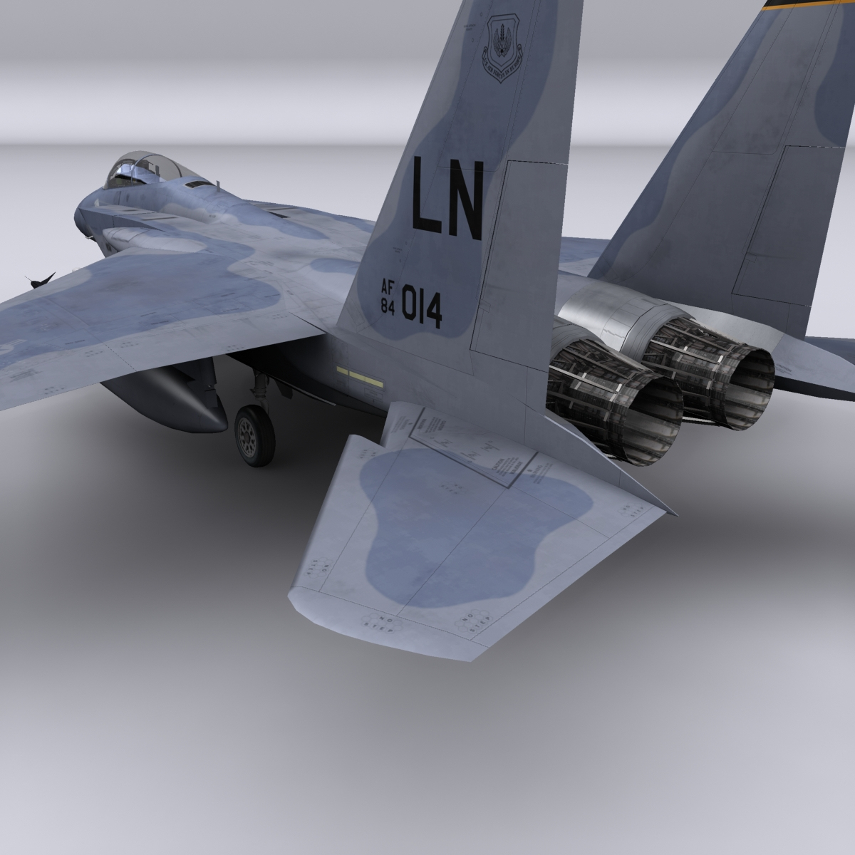 f-15 eagle fighter f-15c 3d model
